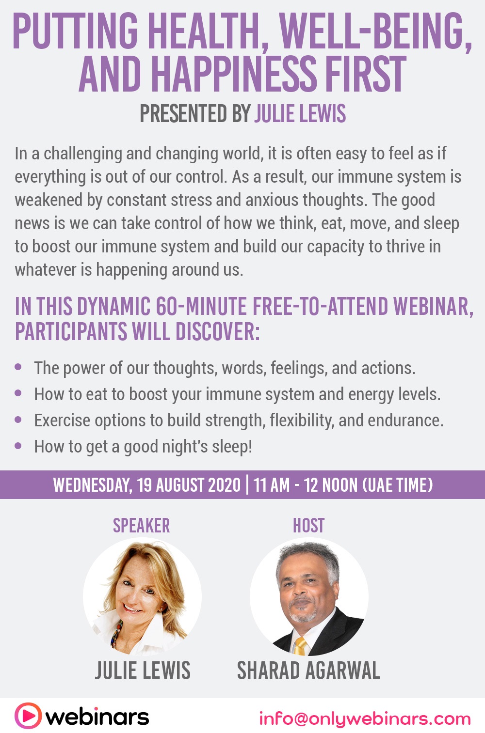 #Social | ONLY Webinars Announces ‘Putting Health, Well-Being, And ... #Social | ONLY Webinars Announces ‘Putting Health, Well-Being, And ...